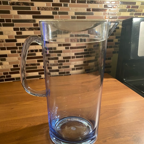 Kitchen | Vintage Blue Tint Acrylic Pitcher | Poshmark